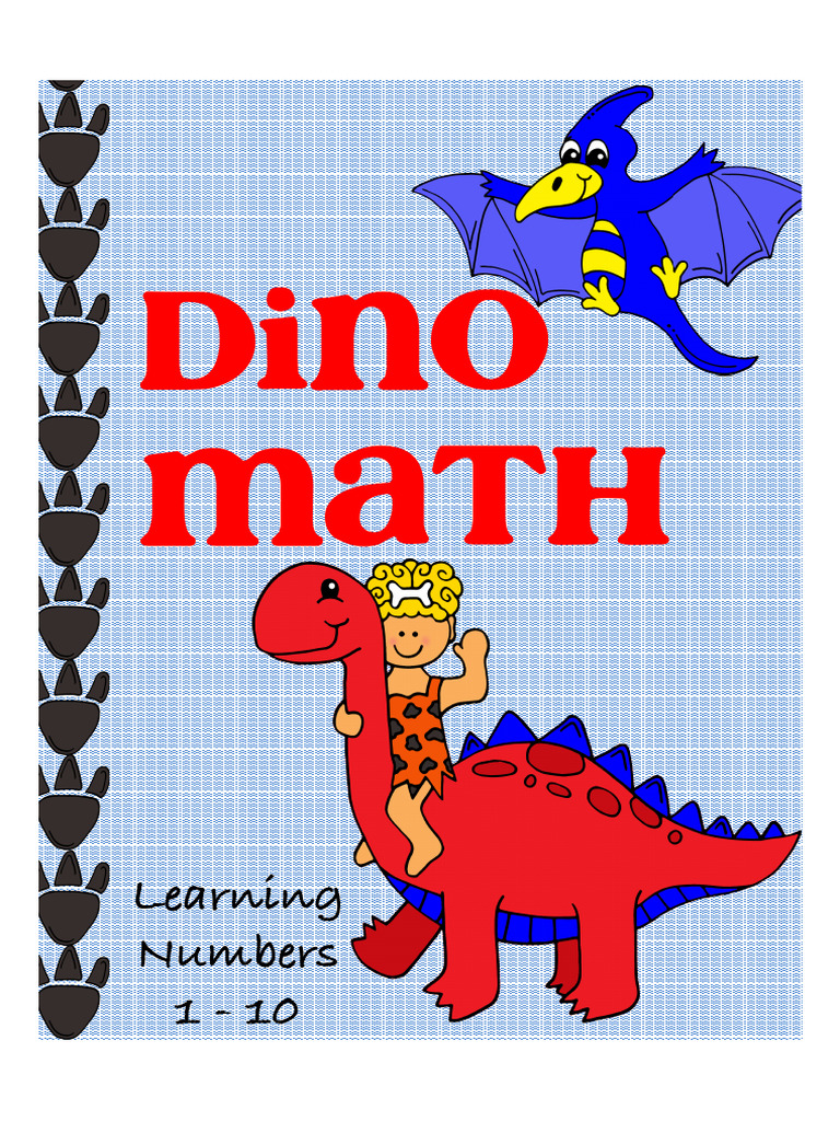 Dinosaur Numbers Printable Pack | PDF