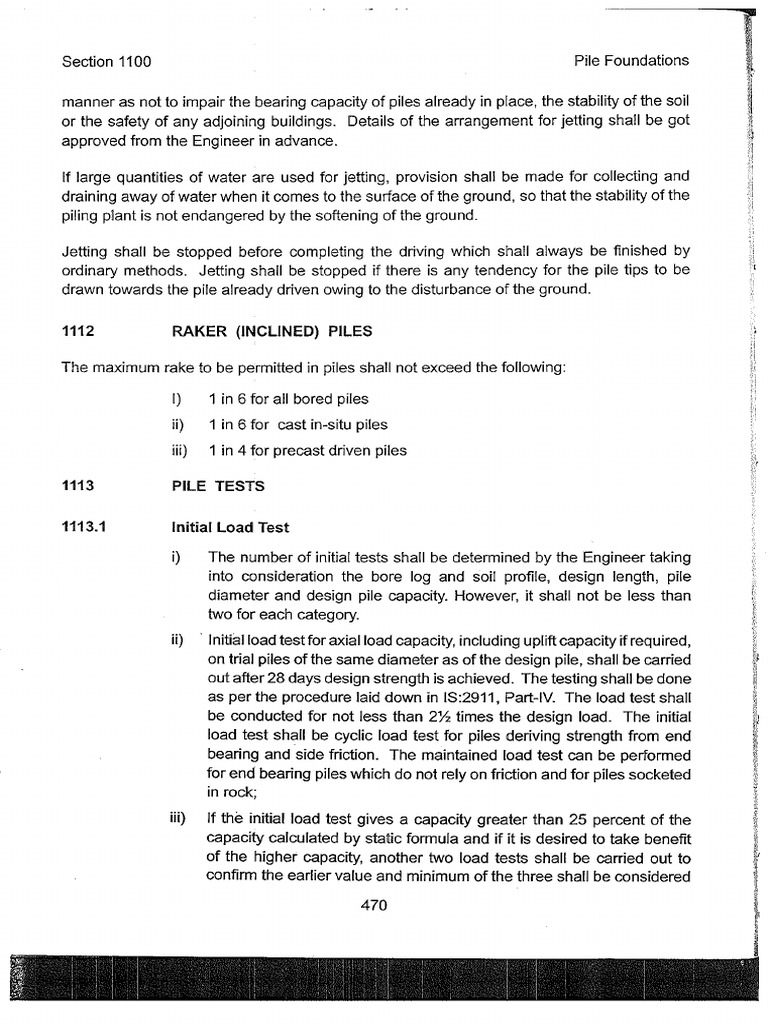 Test Piles As Per Morth | PDF