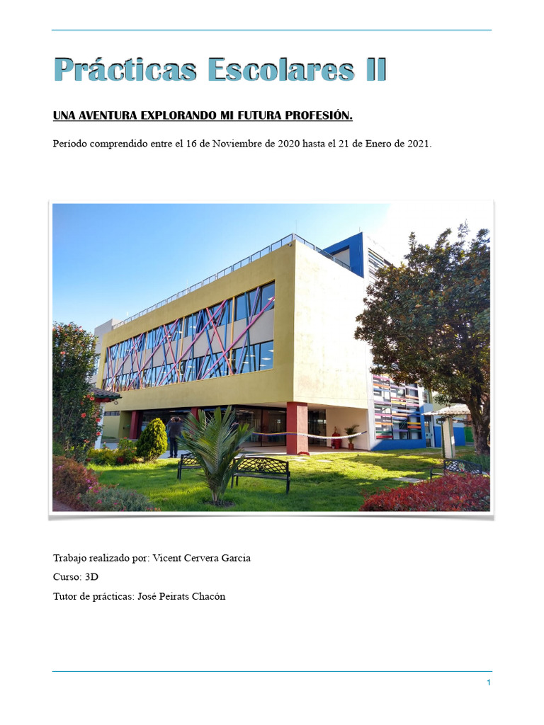 Informe Prácticas Ii | PDF | Enseñando | Aprendizaje