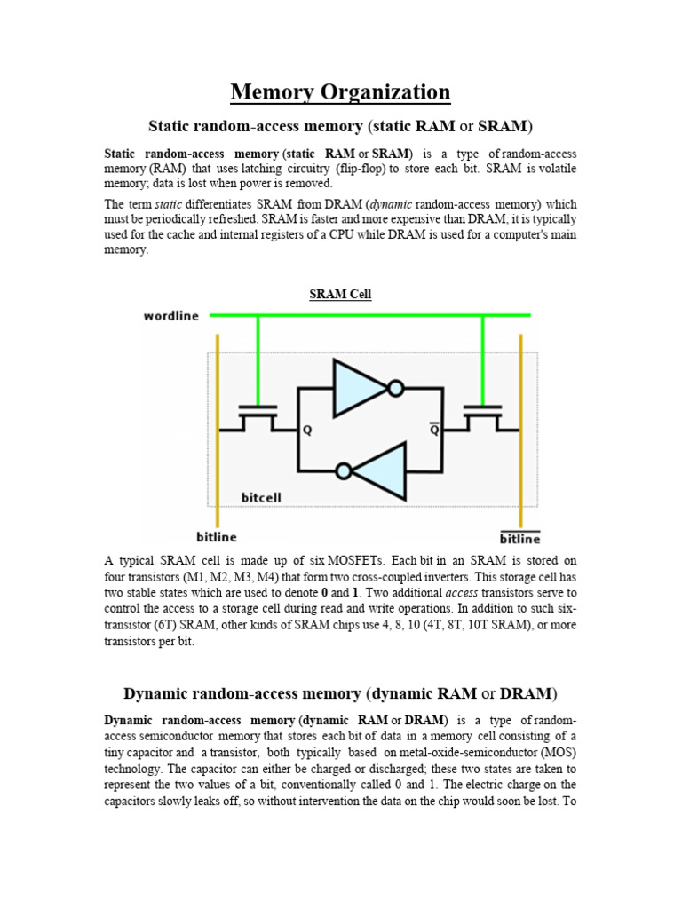 Memory Organization (Unit V) | PDF | Random Access Memory | Cpu Cache