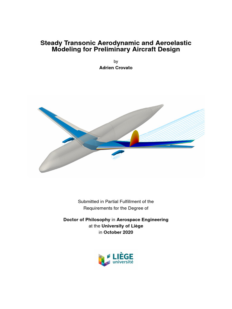 Steady Transonic Aerodynamic And Aeroelastic Modeling For Preliminary Aircraft Design Pdf