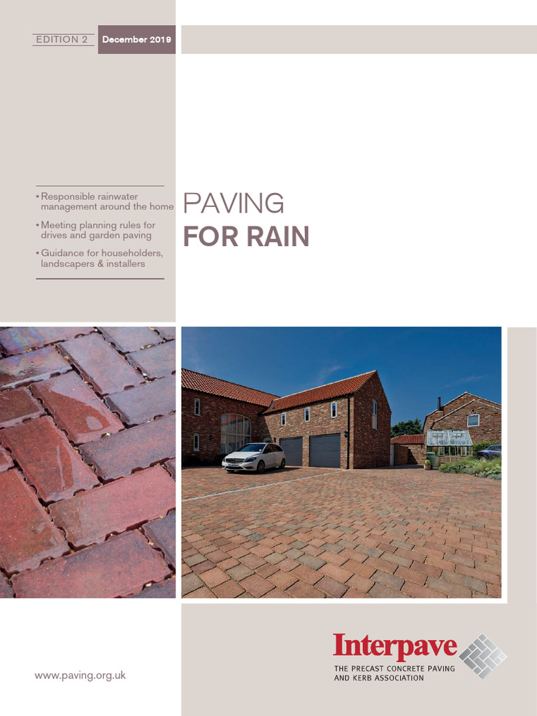 Paving For Rain | PDF | Road Surface | Concrete