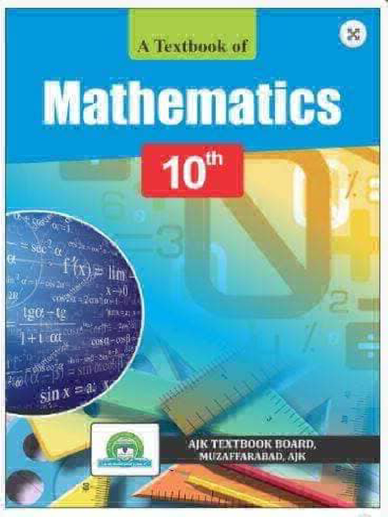 A Textbook of Mathematics For Grade 10 Science Group (AJK Textbook ...