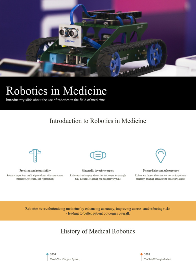 Robotics in Medicine | PDF | Surgery | Health Care