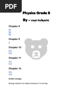 8th Class Physics Notes | PDF
