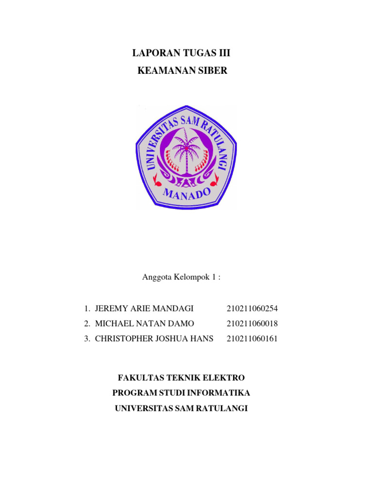 Laporan Tugas 3 - Kelompok 1 D | PDF | Command Line Interface | Computer File