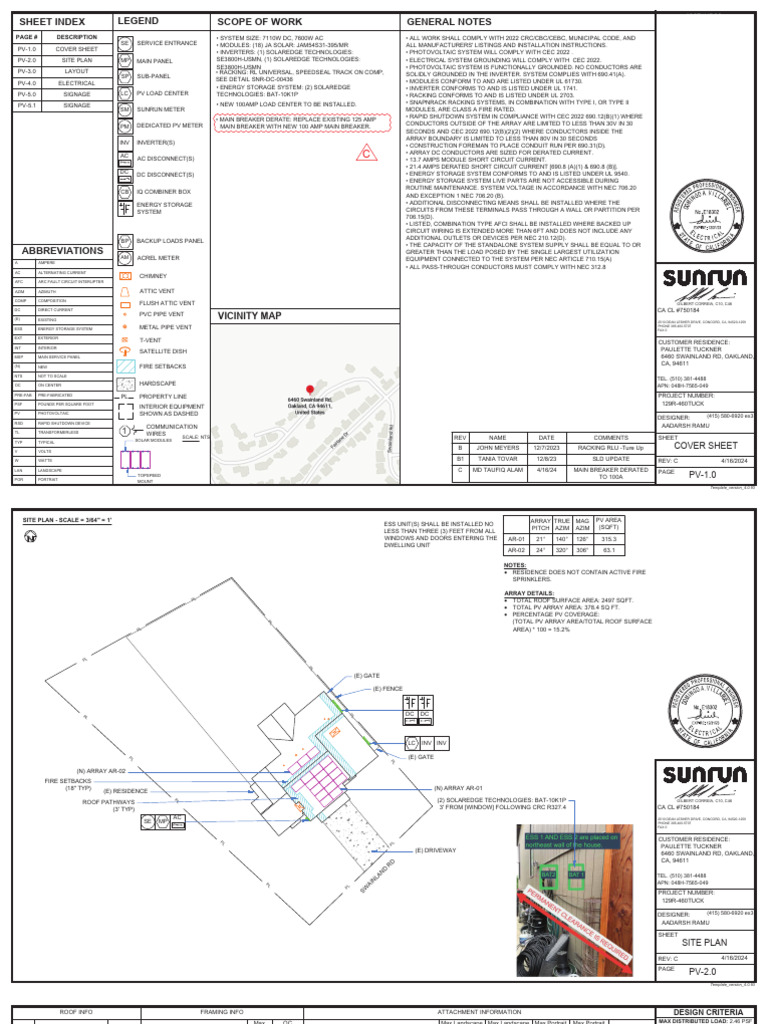 Solar Installation Plan | PDF | Photovoltaics | Photovoltaic System