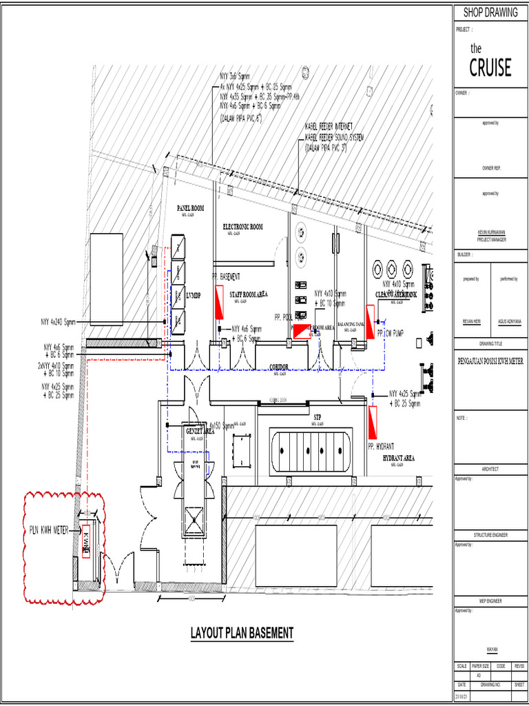 Shop Drawing Basement Mep | PDF