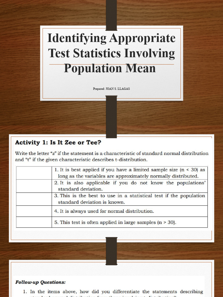Identifying Test Stat | PDF | Self-Improvement