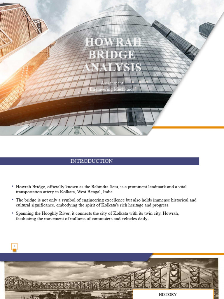 Howrah Bridge (1) (1) (Autosaved) | PDF | Truss | Bridge