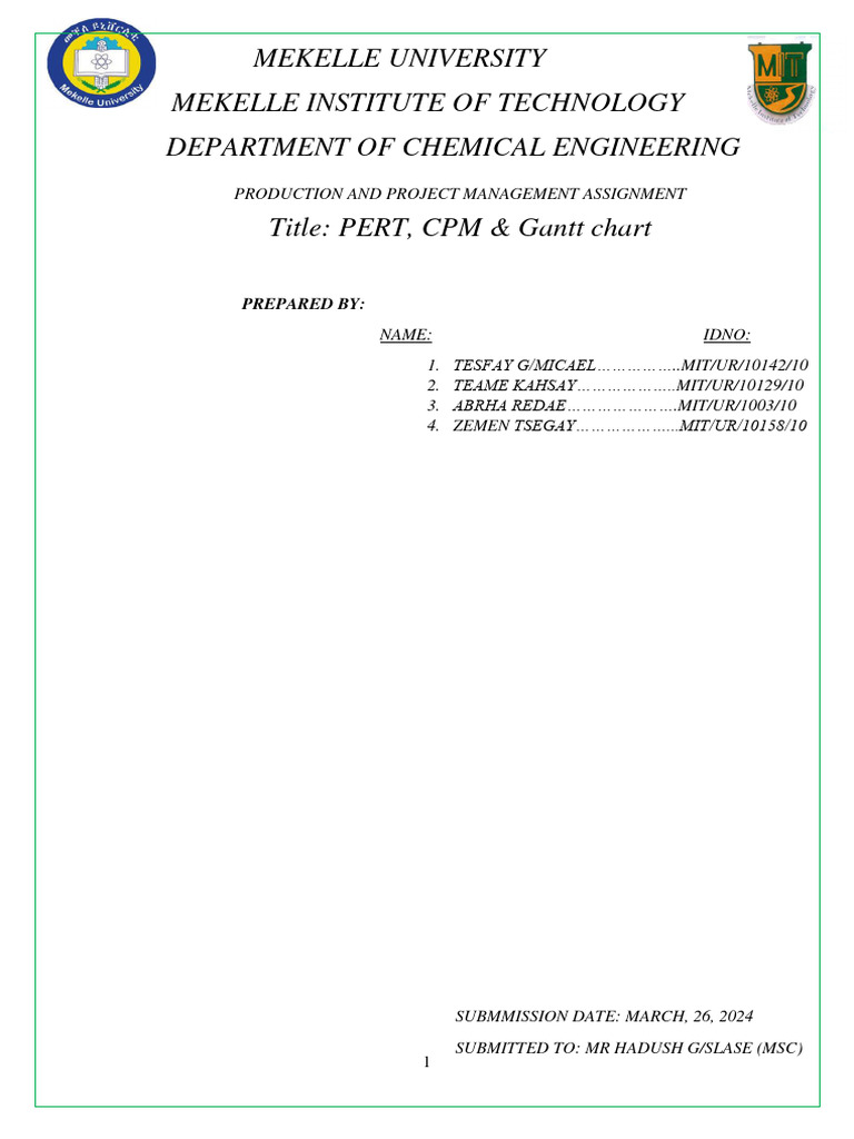 As Sing Ment | PDF | Project Management