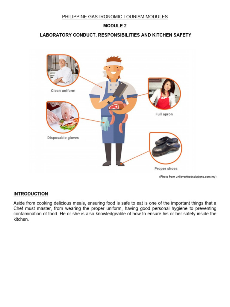 Kitchen Safety and Hygiene Guidelines | PDF | Nail (Anatomy) | Stove