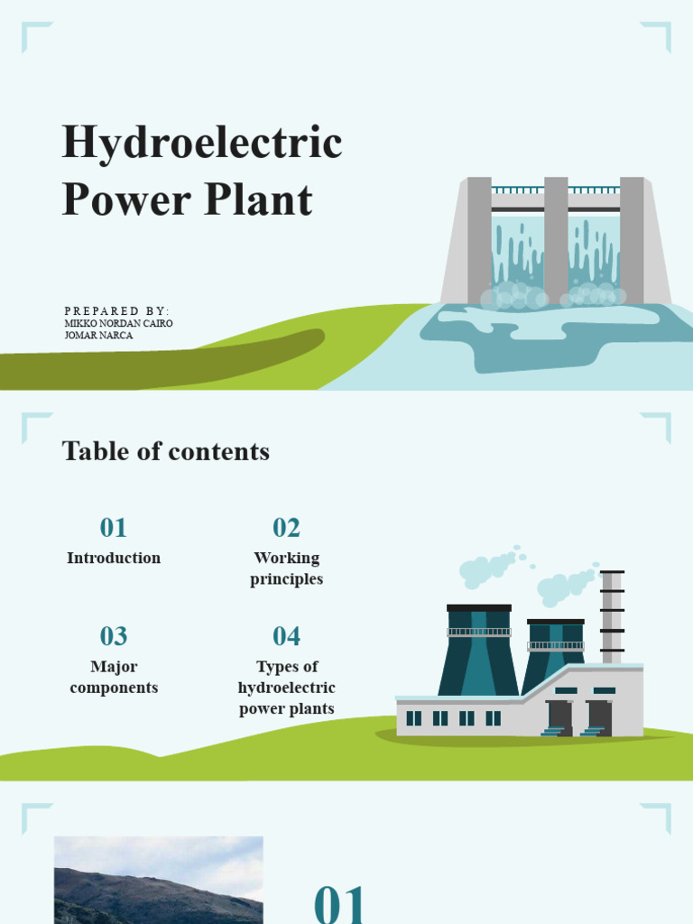Overview of Hydroelectric Power Plants | PDF | Hydroelectricity ...