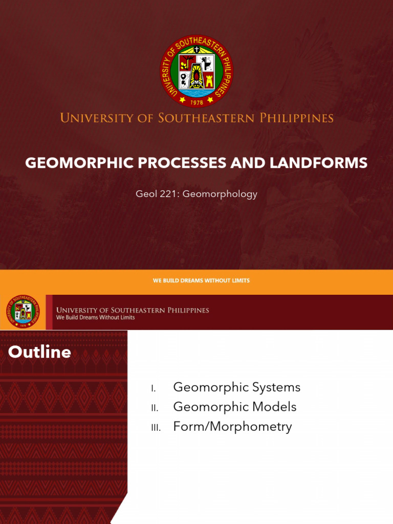 2 - Geomorphic Processes and Landforms | PDF | Geomorphology | System
