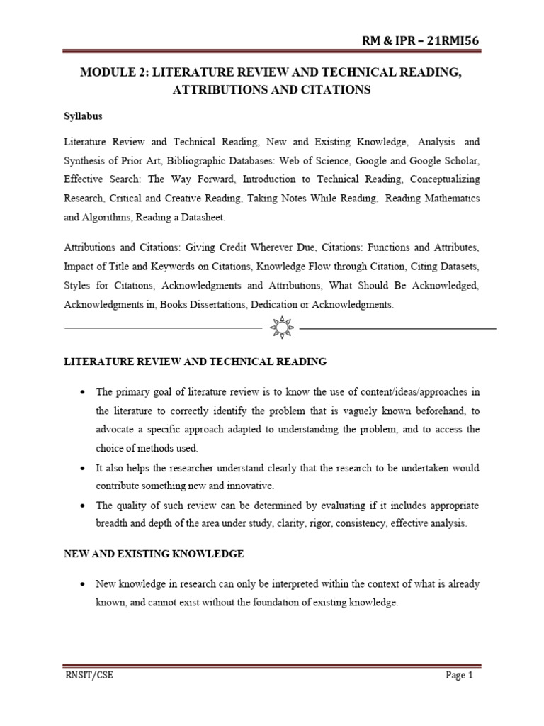 Mod 2 | PDF | Citation | Knowledge