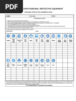 PPE Issue Record - Template | PDF