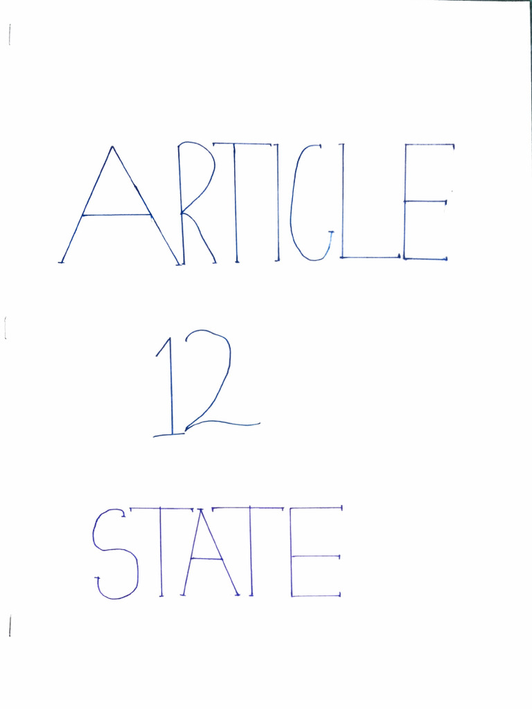 Constitution Assignment 1 | PDF