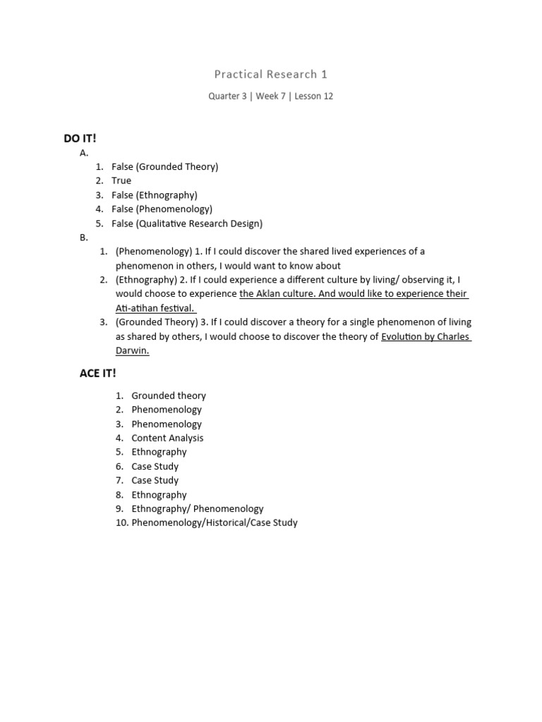 Practical Research q4w1 | PDF