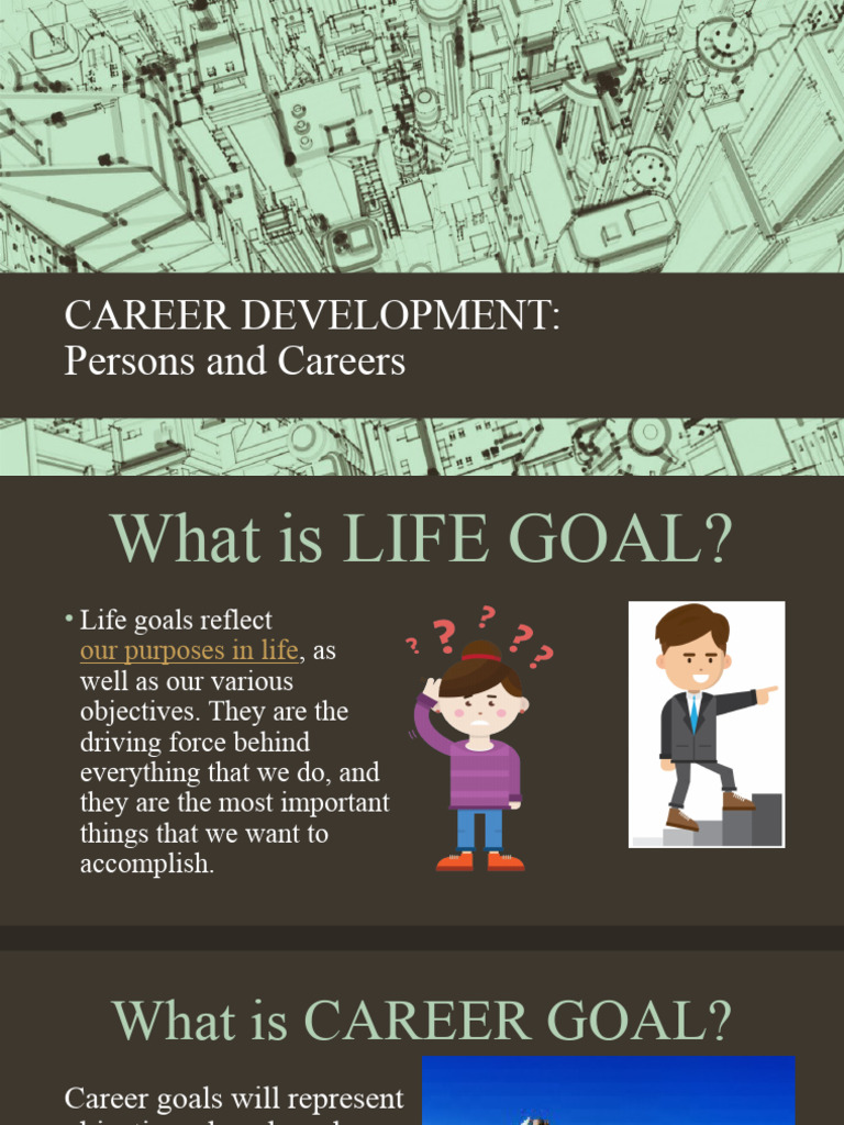 Career Development | PDF | Science | Goal