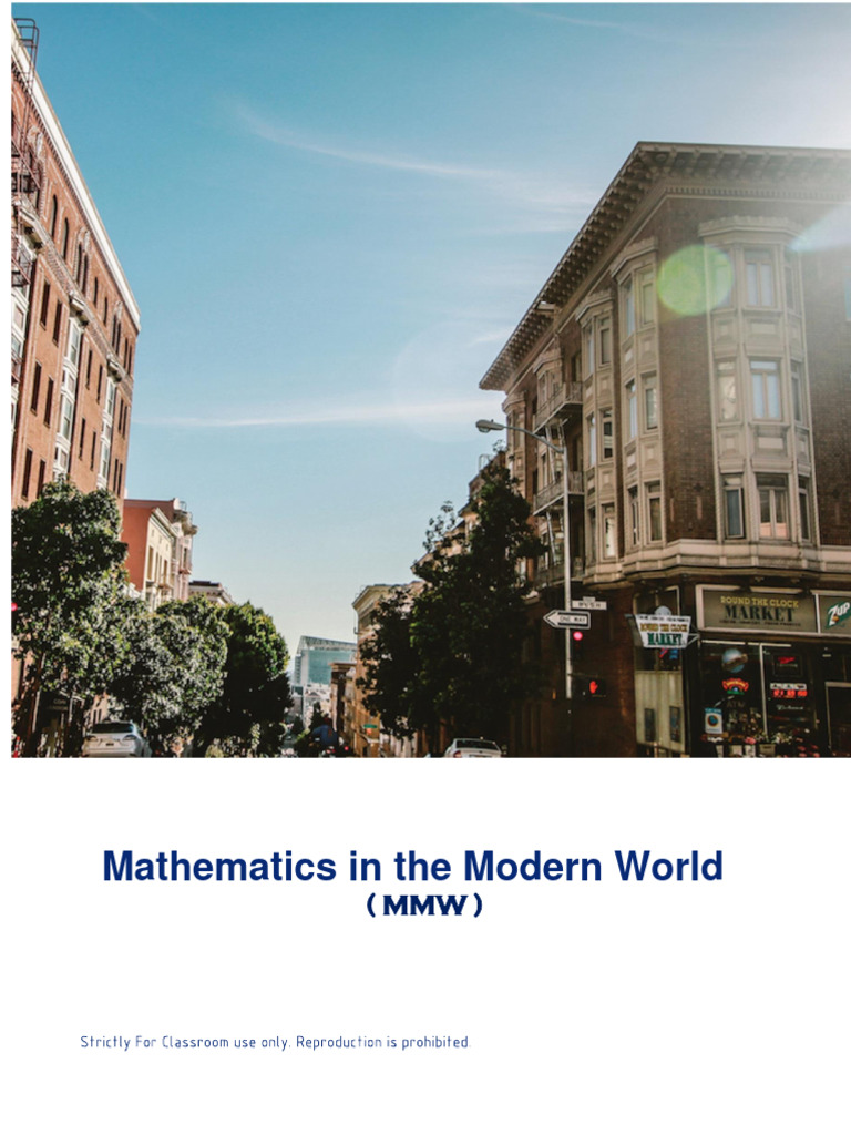 MMW Chapter 1 | Download Free PDF | Mathematics | Function (Mathematics)