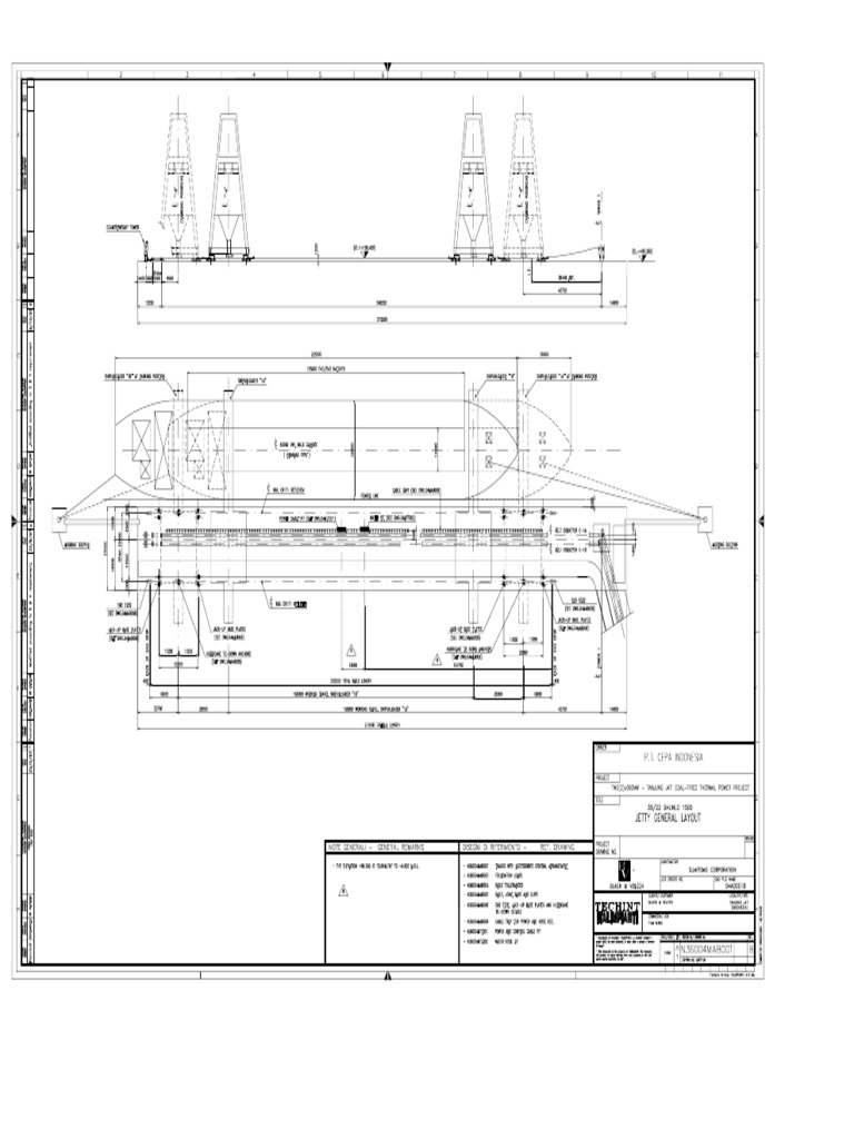 Data Struktur Layout Jetty 1-2 | PDF
