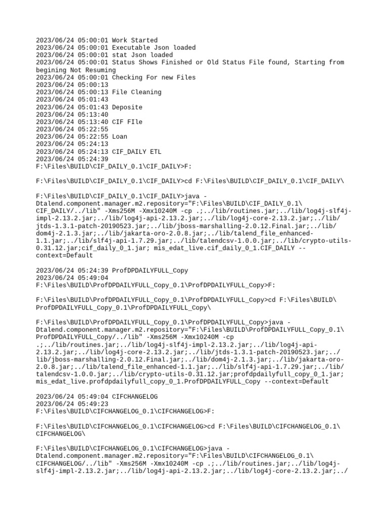 ETL Process Log June 2023 | PDF | System Software | Computer Engineering