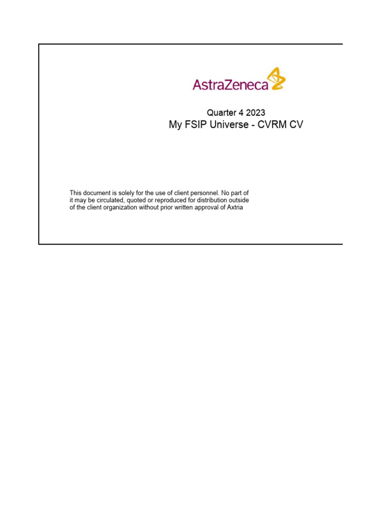 My Fsip Universe CVRM CV CVRM Quarter4 2023 20118671 22163460 | PDF ...