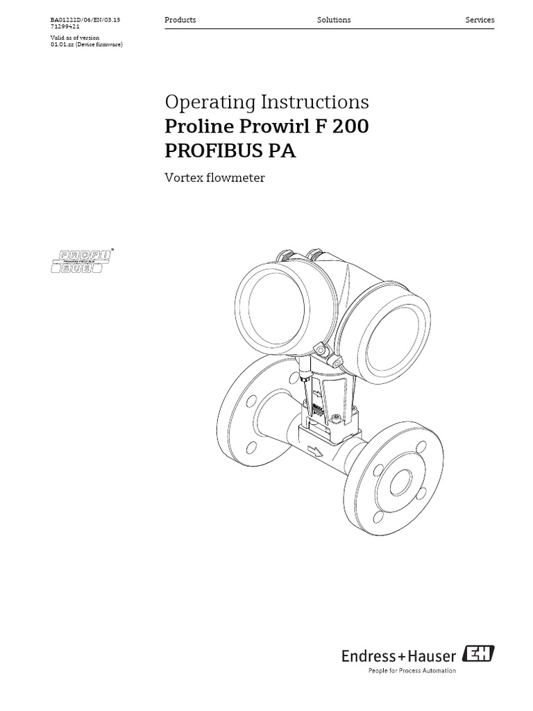 Proline Prowirl F 200 | PDF | Instrumentation | Safety