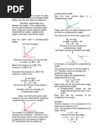 Angle Relationships Worksheet | PDF