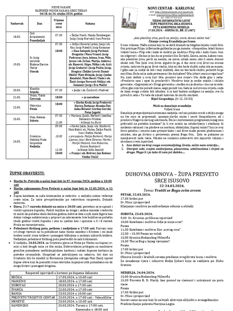 Zupni Listic br.31 | PDF