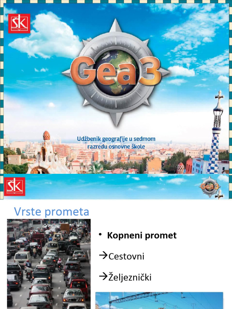 SK - 8 Suvremena Europa 62 Prometni Sustav I Povezivanje Europe2 | PDF