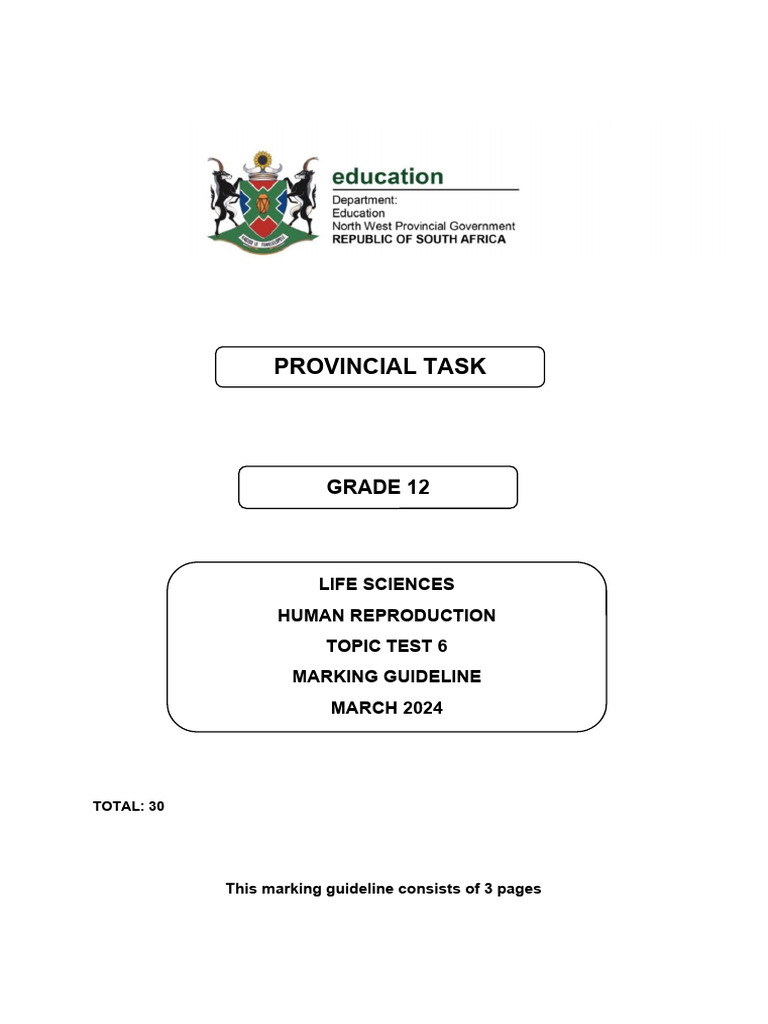 Human Reproduction Topic Test MG | PDF | Animal Anatomy | Human ...