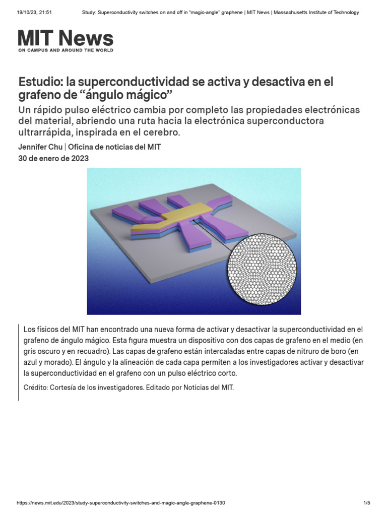 Study - Superconductivity Switches On and Off in Study - Superconductivity Switches On and Off in