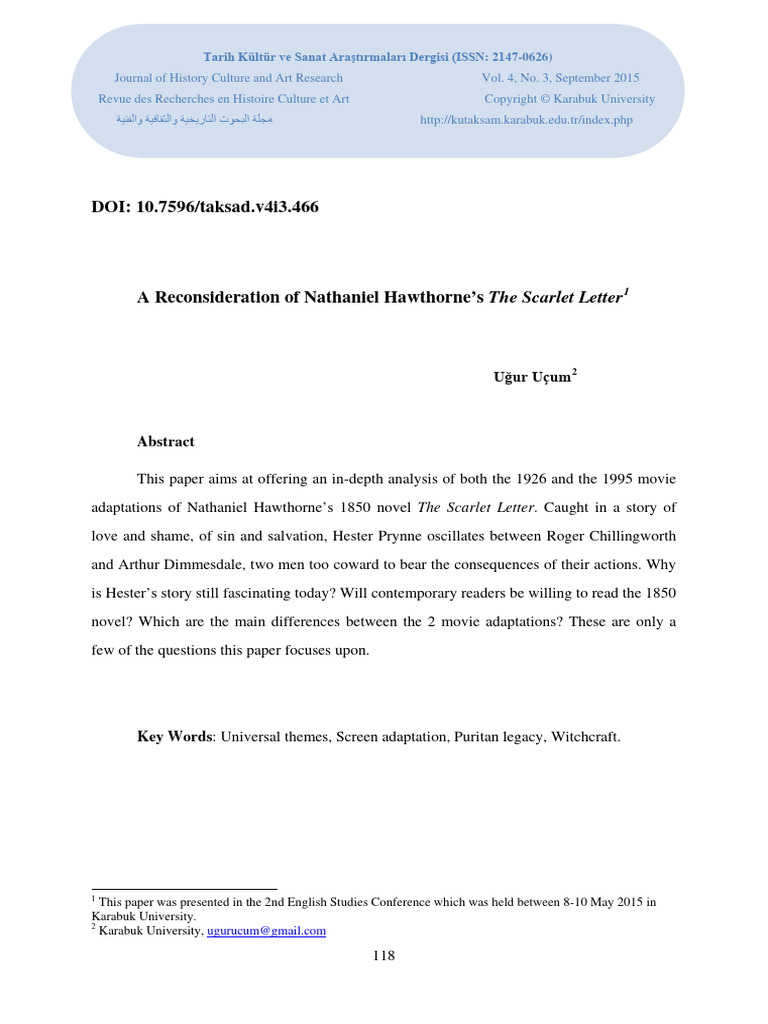 scarlett letter | PDF | The Scarlet Letter | Nathaniel Hawthorne