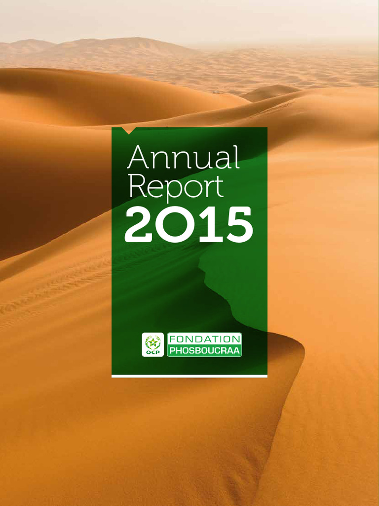 Annual Report 2015 | PDF | Agriculture | Entrepreneurship