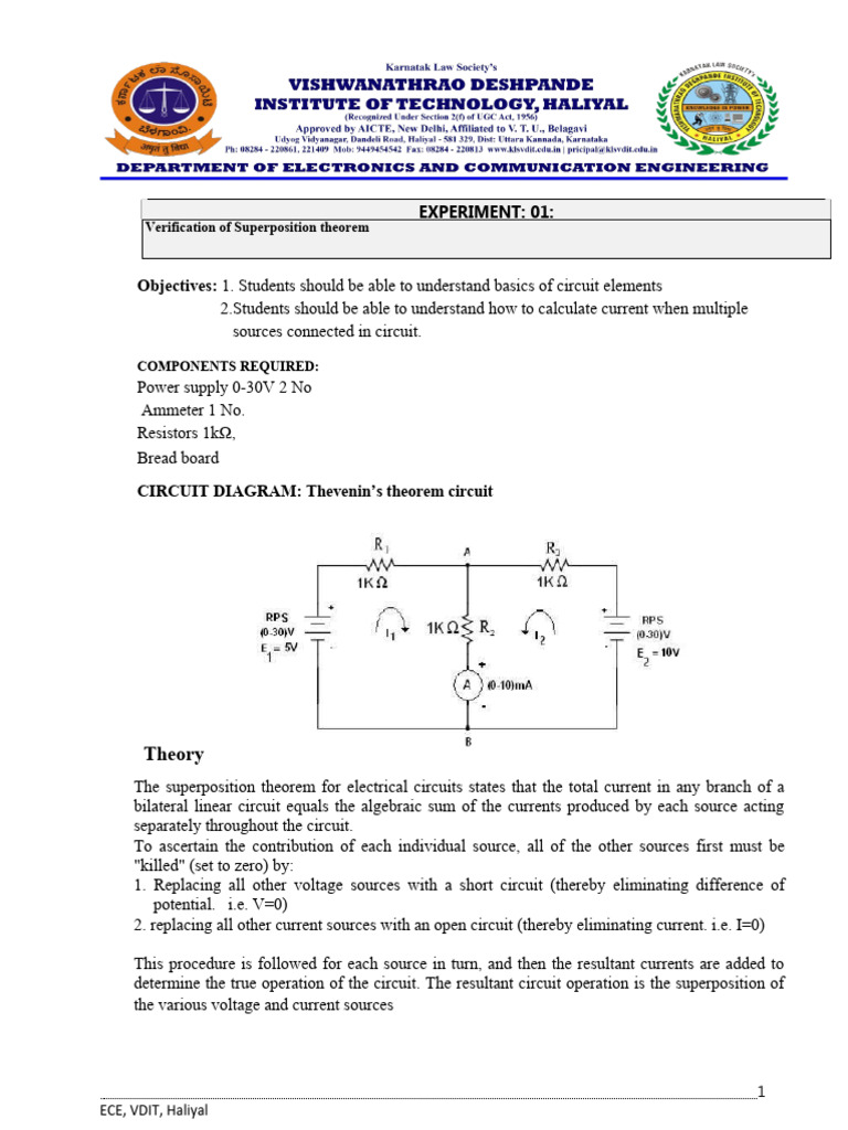 21EC43-2 Labmanual - Modify | PDF | Damping | Electrical Network