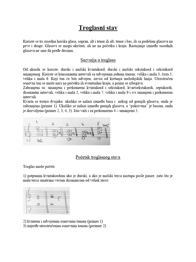 Troglasni Stav | PDF