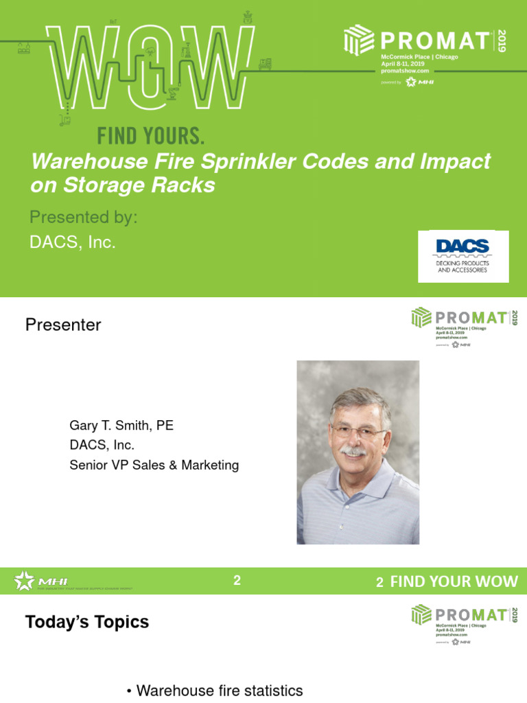 Warehouse Fire Sprinkler Codes and Impact | PDF | Warehouse | Fire ...