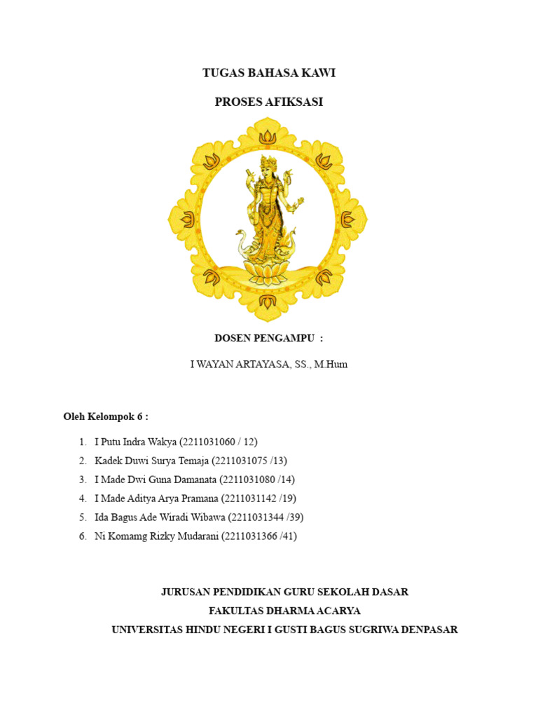 Kelompok 6 Bahasa Kawi | PDF