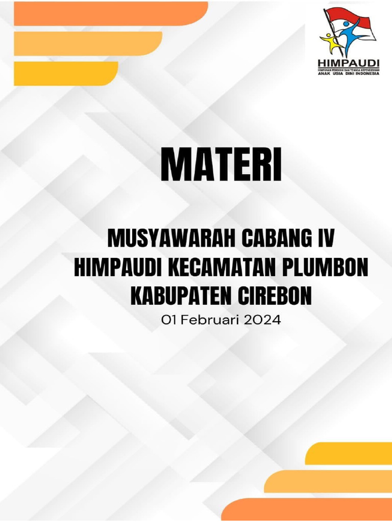 Muscab IV HIMPAUDI Sedong 2024 | PDF