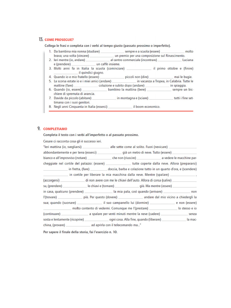 tempi passati | PDF