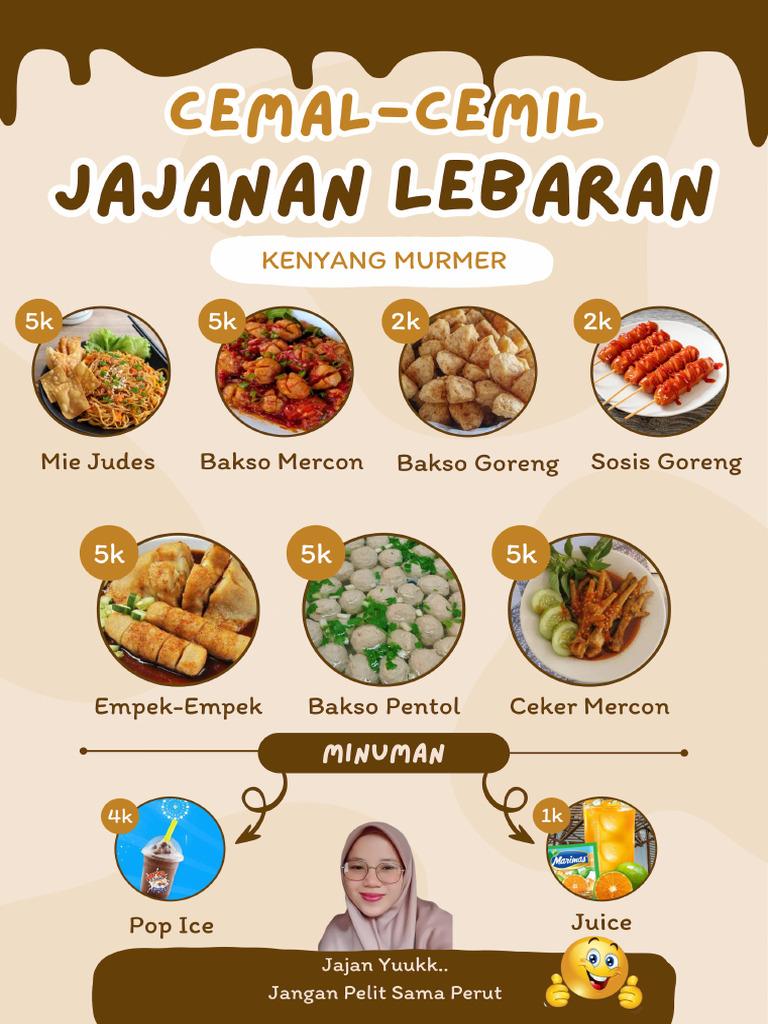 Cokelat Simple Foto Jualan Makanan Minuman Manis Menu-5 | PDF