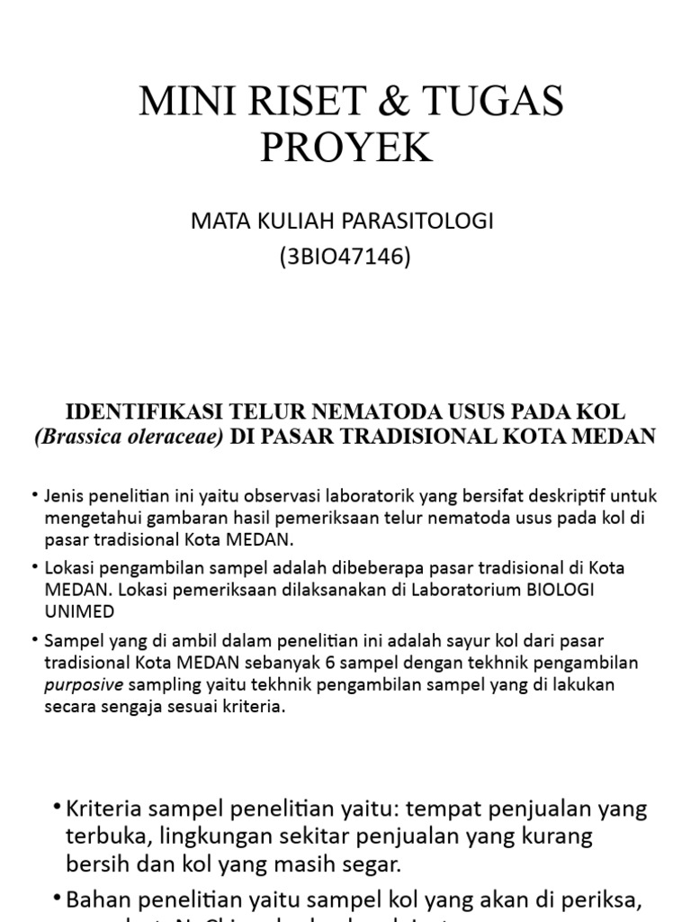 Mini Riset & Tugas Proyek | PDF