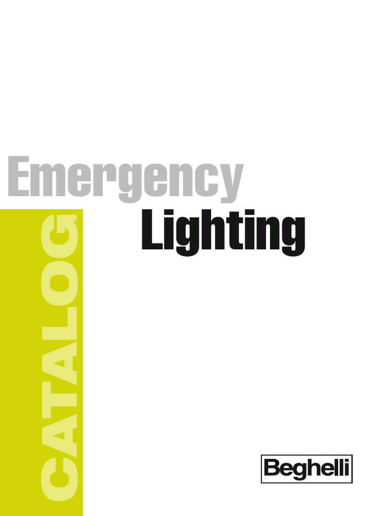Dokumen - Tips - Emergency Lighting Catalog Beghelli Catalog en 72dpipdf Possibility of ...