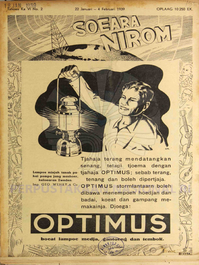 Soera Nirom 1939-1940#02 22 Januari - 4 Februari 1939 | PDF