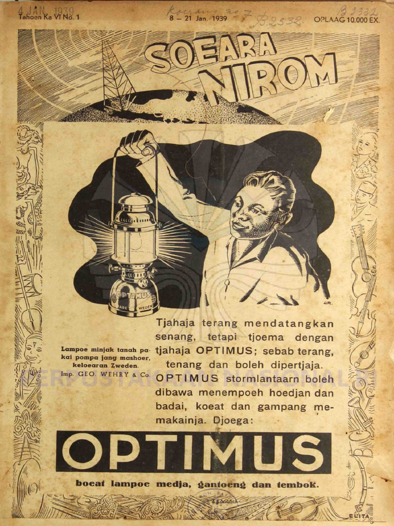 Soera Nirom 1939-1940#01 08-21 Januari 1939 | PDF