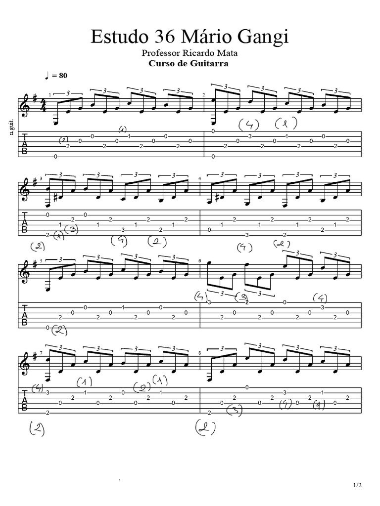 Estudo 36 Mário Gangi | PDF