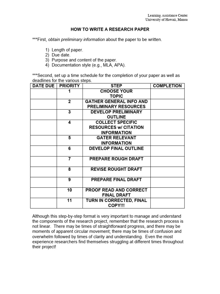 Research Paper Writing Guide | PDF | Citation | Libraries