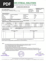 Pressure Gauge Calibration Report Template | PDF | Calibration ...