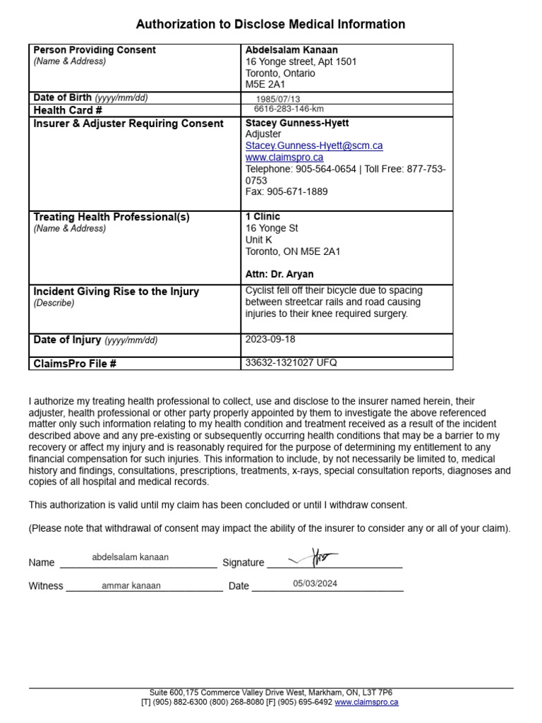 33632-1321027 Authorization To Disclose Medical Information | PDF | Public Services | Social ...